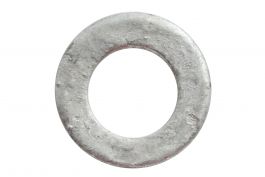 FLAT WASHERS - BLACK CUT, MILD STEEL, HDG, DIN 126 C, M52 (PER KG)