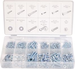 NUT & BOLT ASSORTMENT - METRIC 347 PIECES