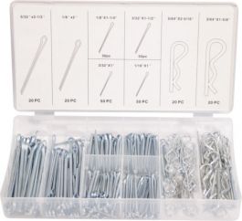 SPLIT PIN ASSORTMENT - 260 PIECES